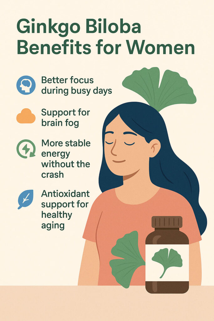 Ginkgo Biloba Benefits for Women - Vitajoy Group USA